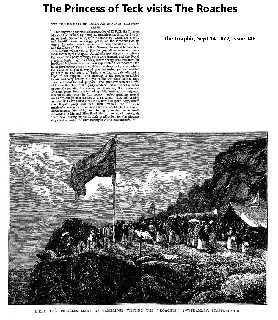 Places of Interest around The Roaches Peak District.